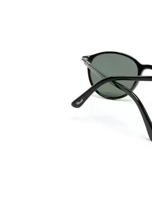 Persol Round Frame Sunglasses - Black