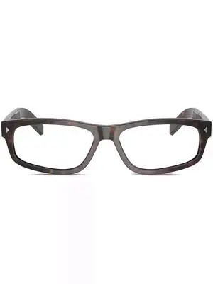Prada Rectangle-frame Glasses - Brown