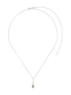 TRUE ROCKS Mini Pill Pendant Necklace - Silver