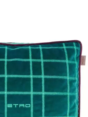 Etro Logo Plush-finish Cushion