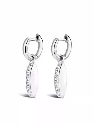 PRAGNELL 18kt White Gold Rockchic Diamond Earrings