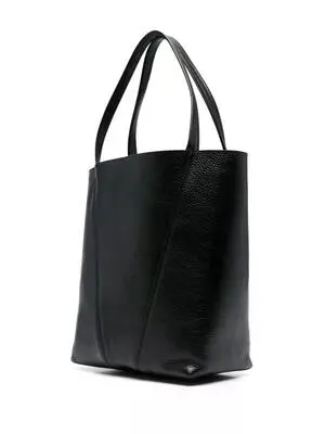 Chloé Spin Pebbled-leather Tote - Black