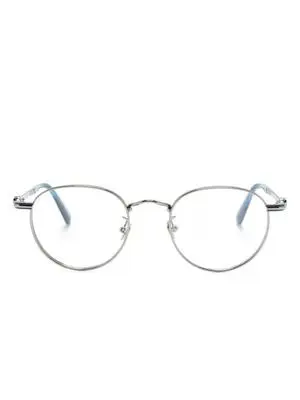 Moncler Round-frame Glasses - Silver