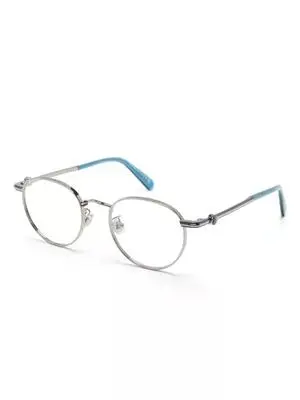 Moncler Round-frame Glasses - Silver