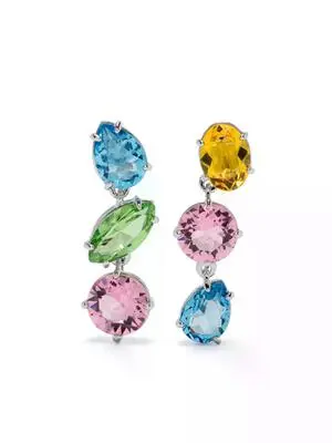 SWAROVSKI Gema Drop Earrings - Silver