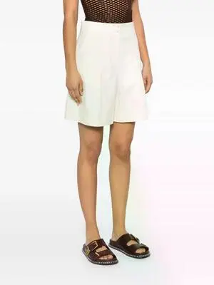 A.p.c. Cotton Pleated Shorts
