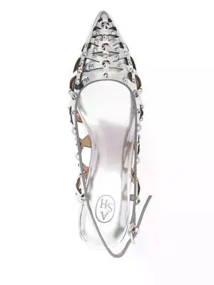 Ash 55mm Bizarre Slingback Pumps - Silver