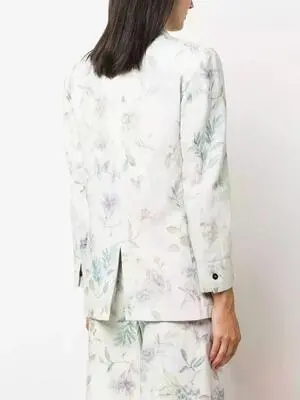 FORTE_FORTE Floral-print Single-breasted Blazer