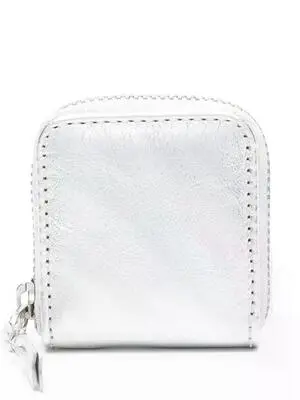 Comme Des Garçons Metallic Wallet - Silver