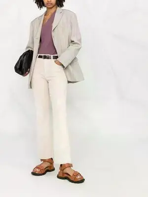 Closed High-waisted Cropped Jeans