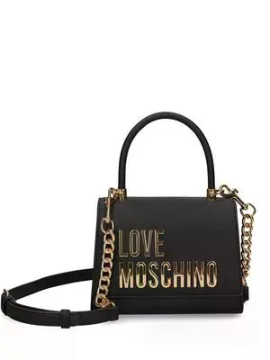 Moschino Logo-lettering Tote Bag - Black