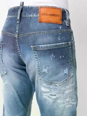 Dsquared2 Distressed Slim-cut Jeans - Blue