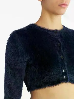 Etro Brushed-knit Cropped Cardigan