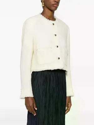 Miu Miu Single-breasted Tweed Jacket