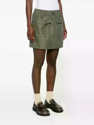 Moncler Elasticated-waist Cargo Mini Skirt