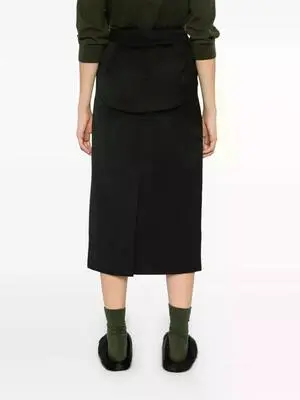 Simone Rocha Flap-detail Midi Skirt
