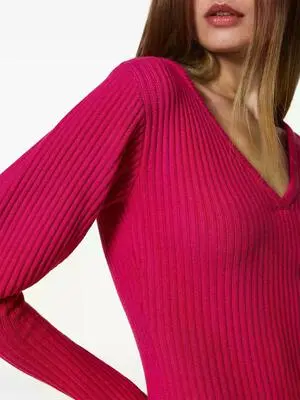 TWINSET Fitted Rib-knit Jumper