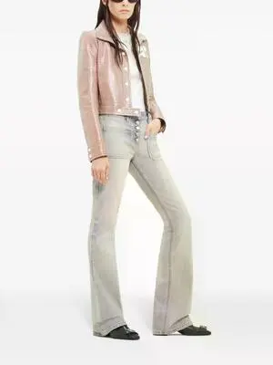 COURREGES Reedition Checked Vinyl Jacket