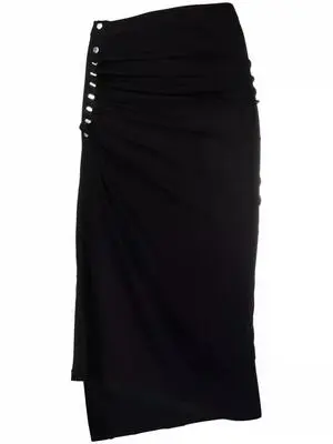 Rabanne Asymmetric Midi Skirt