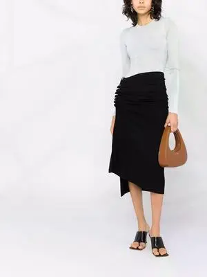 Rabanne Asymmetric Midi Skirt