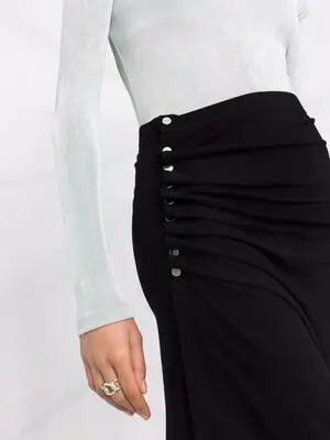 Rabanne Asymmetric Midi Skirt