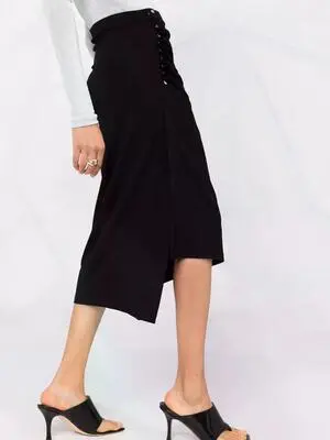 Rabanne Asymmetric Midi Skirt