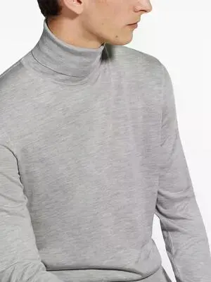 Zegna Cashseta Roll-neck Jumper - Grey