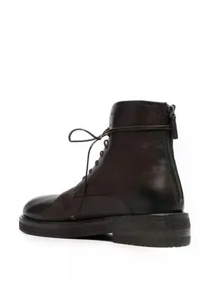Marsèll Parrucca Leather Combat Boots - Brown