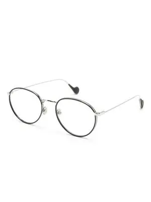 Moncler Round-frame Glasses - Black