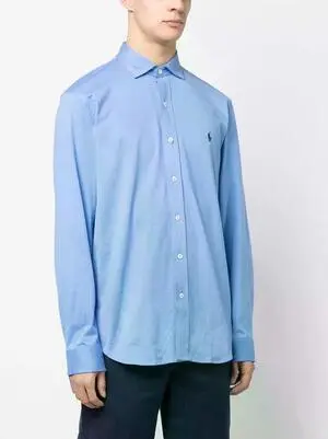 Polo Ralph Lauren Embroidered Polo-pony Shirt - Blue