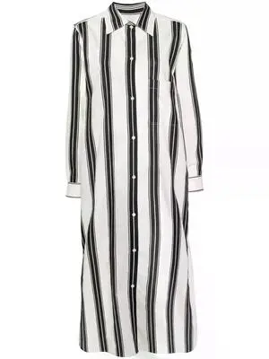 TOTÊME Stripe-Pattern Shirt Dress