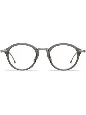 Thom Browne Round-frame Glasses - Silver