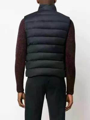 MOORER Zipped Padded Gilet