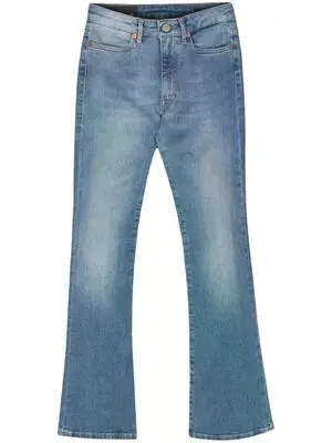 DONDUP Mandy Flared Organic-cotton Jeans