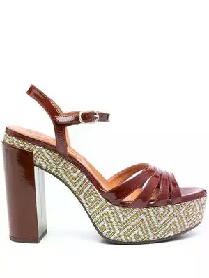 Chie Mihara 110mm Jynko Sandals - Brown