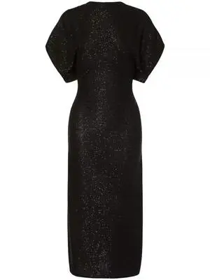 Philosophy Di Lorenzo Serafini Sequinned Knitted Midi Dress