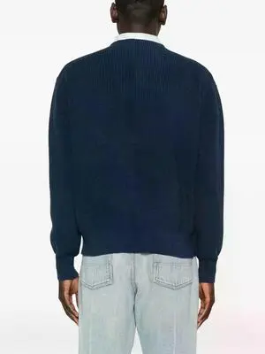 Maison Kitsuné Embroidered Logo Cotton Blend Jumper