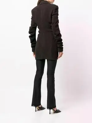 Alexander Wang Ruched Sleeve Wool-blend Jacket