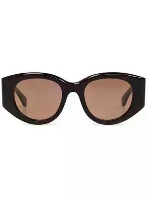 Chloé Gayia Square Frame Sunglasses - Brown