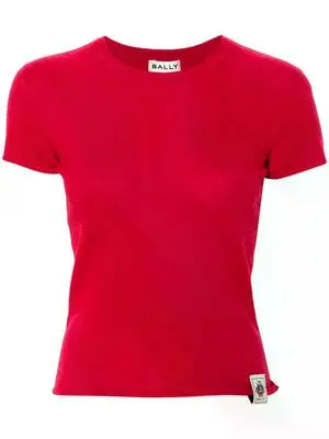 Bally Logo-patch Cashmere T-shirt