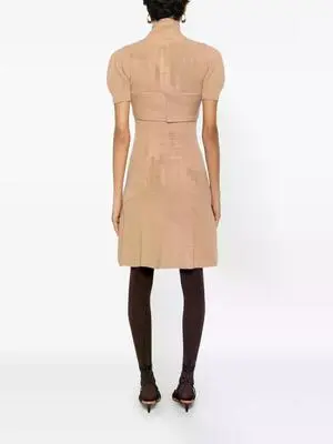 PATOU Wrap-front Mini Dress