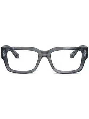Giorgio Armani Square Frame Glasses - Blue