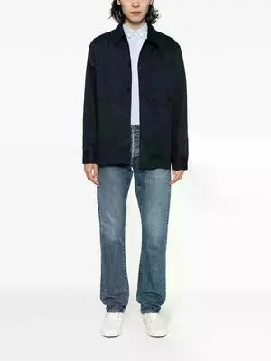 Maison Kitsuné Logo-embroidered Cotton Shirt