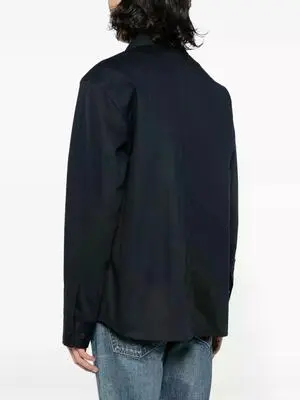 Maison Kitsuné Logo-embroidered Cotton Shirt