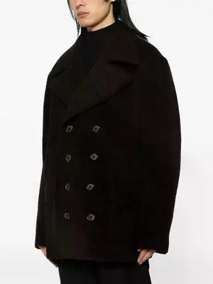 Dolce & Gabbana Double-breasted Mélange Coat