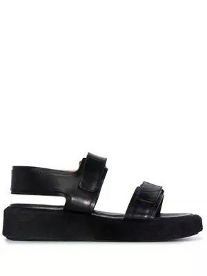 ATP ATELIER Varese 20mm Flatform Sandals - Black