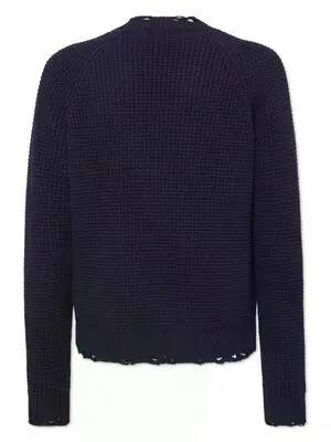 Dsquared2 Logo-patch Knitted Jumper - Blue