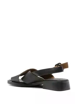 Camper Dana Leather Slingback Sandals