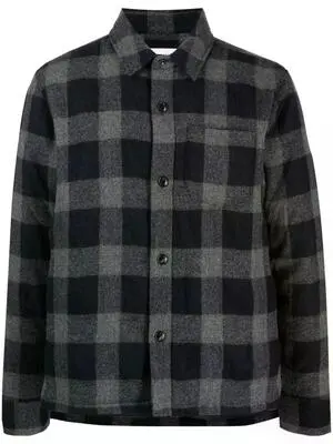 Officine Générale Gingham-check Virgin-wool Jacket