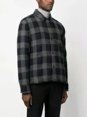 Officine Générale Gingham-check Virgin-wool Jacket